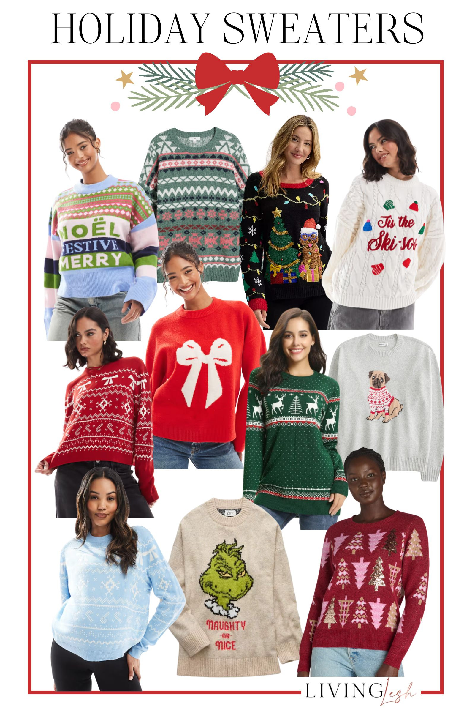 Festive Holiday Sweaters to Shop This Christmas | LivingLesh