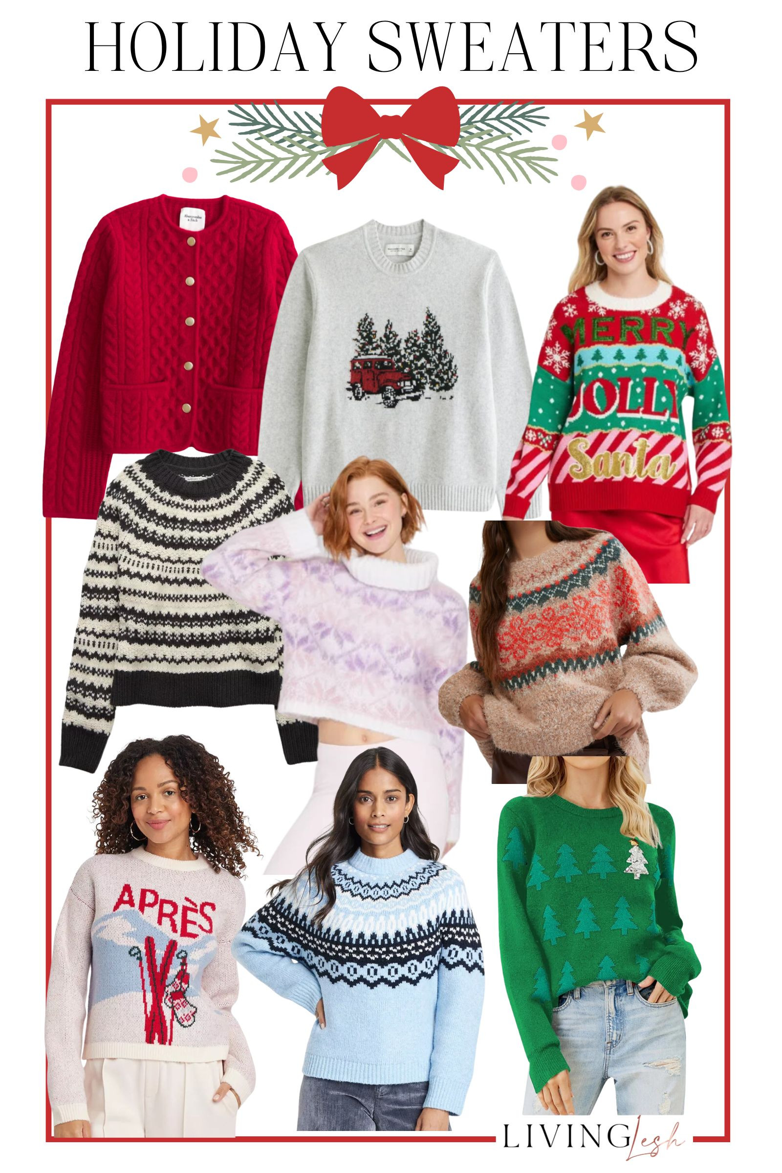 Festive Holiday Sweaters to Shop This Christmas | LivingLesh